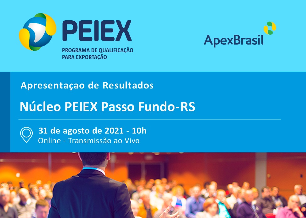 Apresentação dos resultados do Peiex ocorre nesta terça-feira (31 ...
