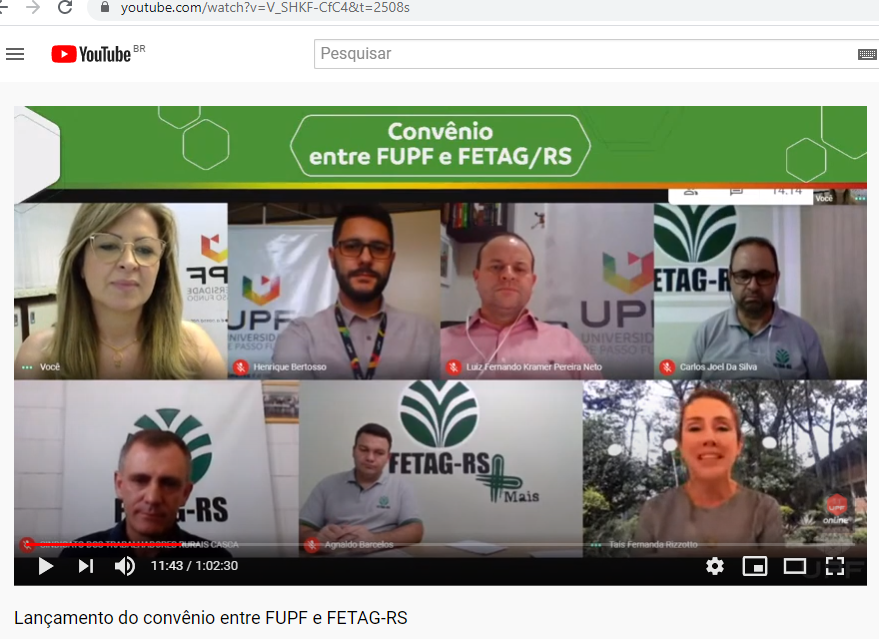 UPF mais próxima de você: FUPF e Fetag-RS firmam parceria - UPF ...